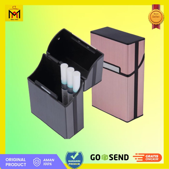 Jual CIGARETTE CASE Kotak Rokok Casing Bungkus Rokok Aluminuim | Shopee ...