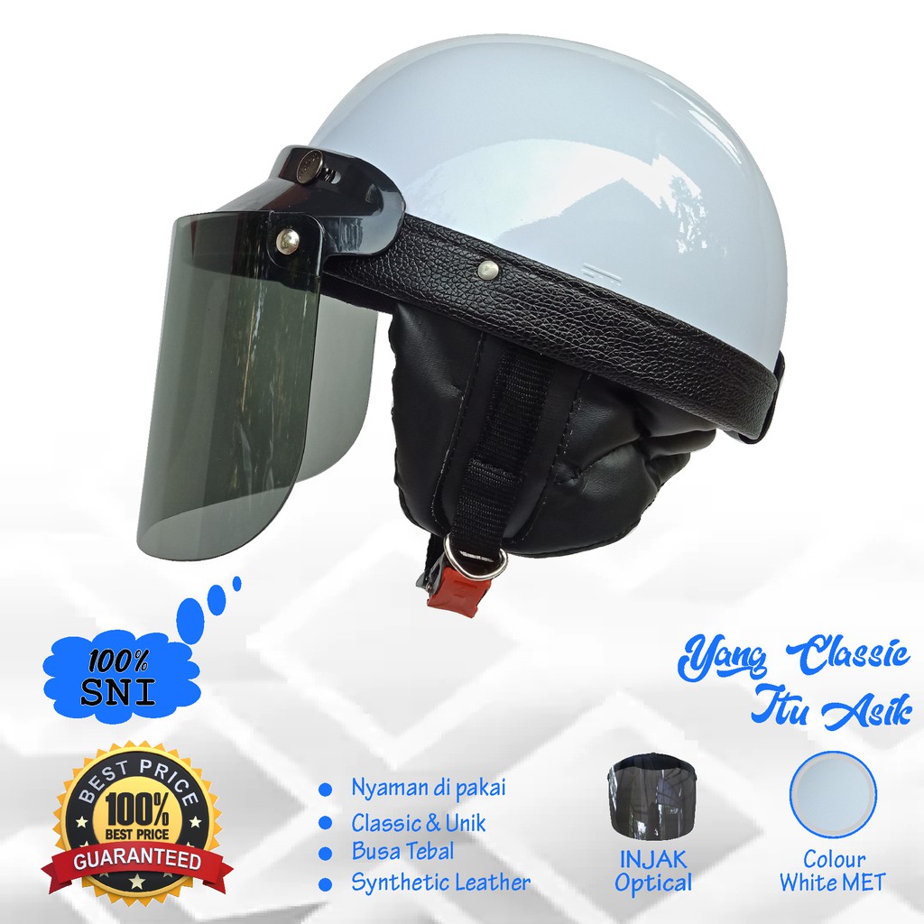 Jual HELM BOGO CHIP VESPA MURAH | HELM DEWASA SNI HELM RETRO CLASSIC ...