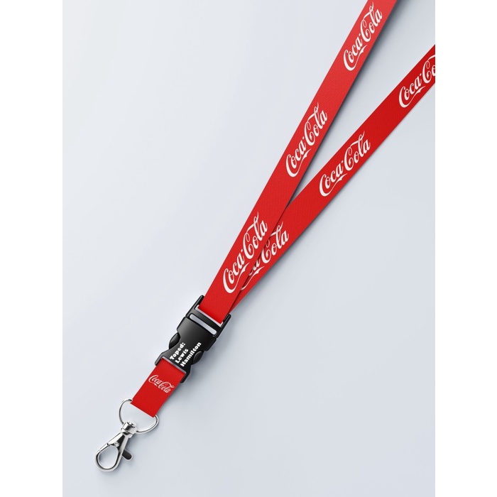 Jual Lanyard Coca Cola ID Card Holder 2 Sisi Gantungan Tali | Shopee ...