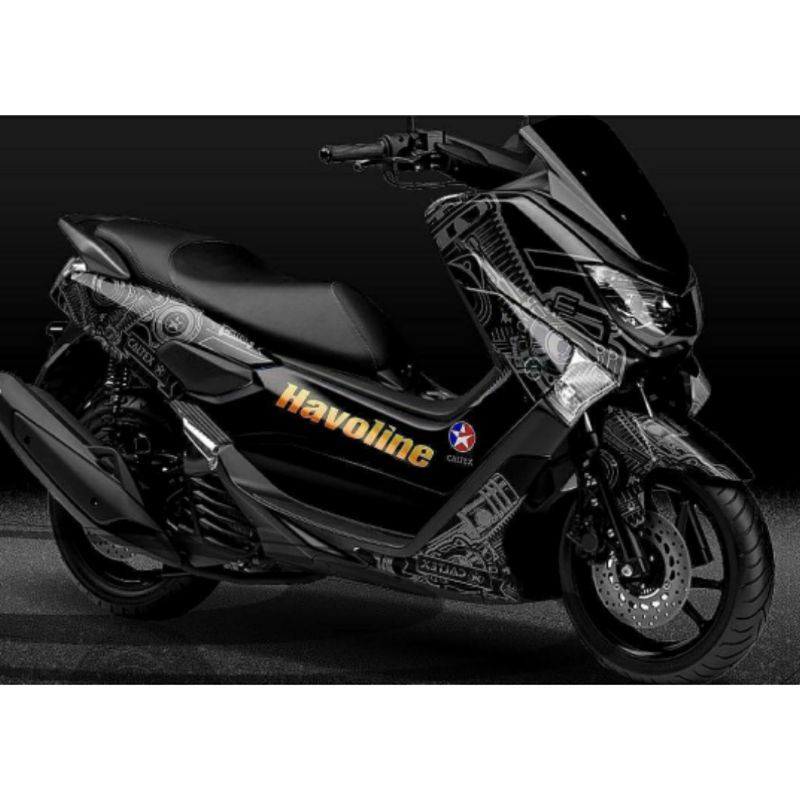 Jual Sticker Decal NMAX Full Body variasi abu abu hitam | Shopee Indonesia