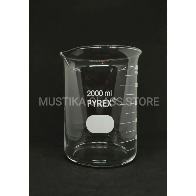 Jual Beaker glass - Gelas kimia 2000ml - 2000 ml pyrex | Shopee Indonesia