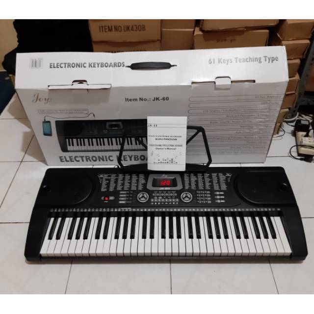 Jual Elektronik keyboard/piano/orgen joy tipe jk-60 original new brand | Shopee Indonesia