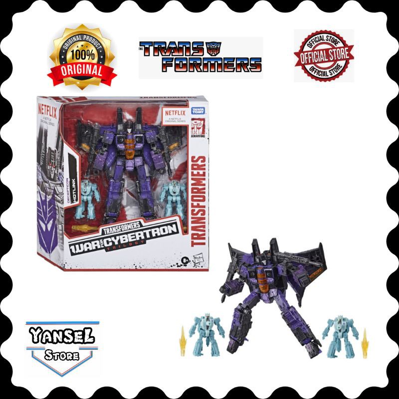 Jual Transformers Netflix War for Cybertron Trilogy Deception Hotlink ...