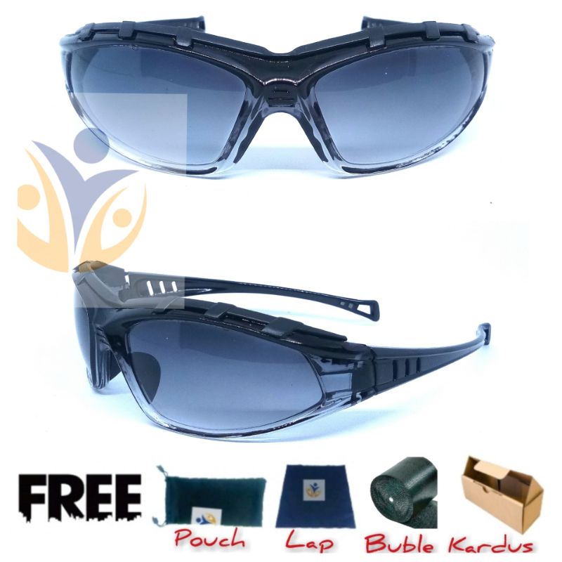 Jual Kacamata safety apd gerinda las sporty windproof | Shopee Indonesia