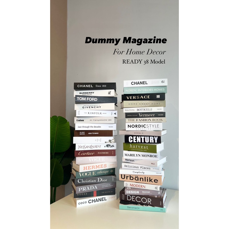 Jual Dummy Book/ Buku Pajangan/ Dekorasi Ruangan/ Properti Foto ...
