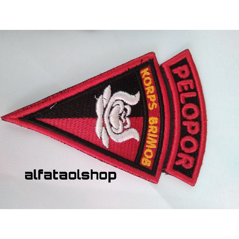 Jual logo korps brimob plus lok pelopor | Shopee Indonesia
