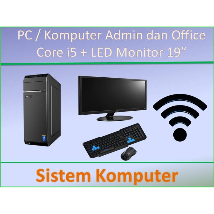 Jual Paket PC Hemat Rakitan Core i5 Lengkap Admin / Kantor / Home Office | Shopee Indonesia