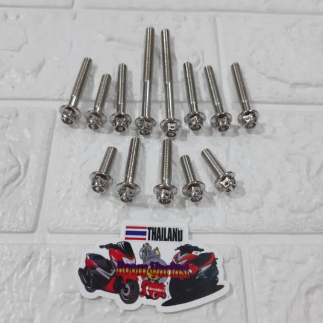 Jual BAUT PROBOLT CVT VARIO 125 VARIO 150 CHROME IMPORT THAILAND | Shopee Indonesia