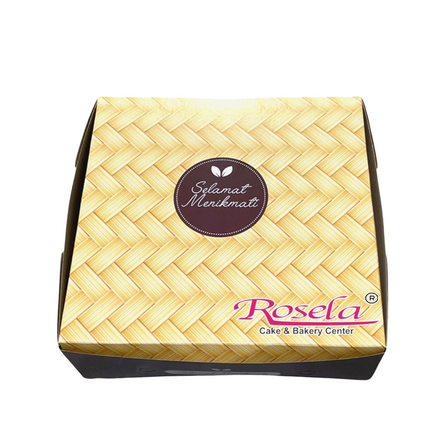 Jual Box Kue Karton / Kotak Snack Anyaman / Box Roti 20 x 20 Cm ...