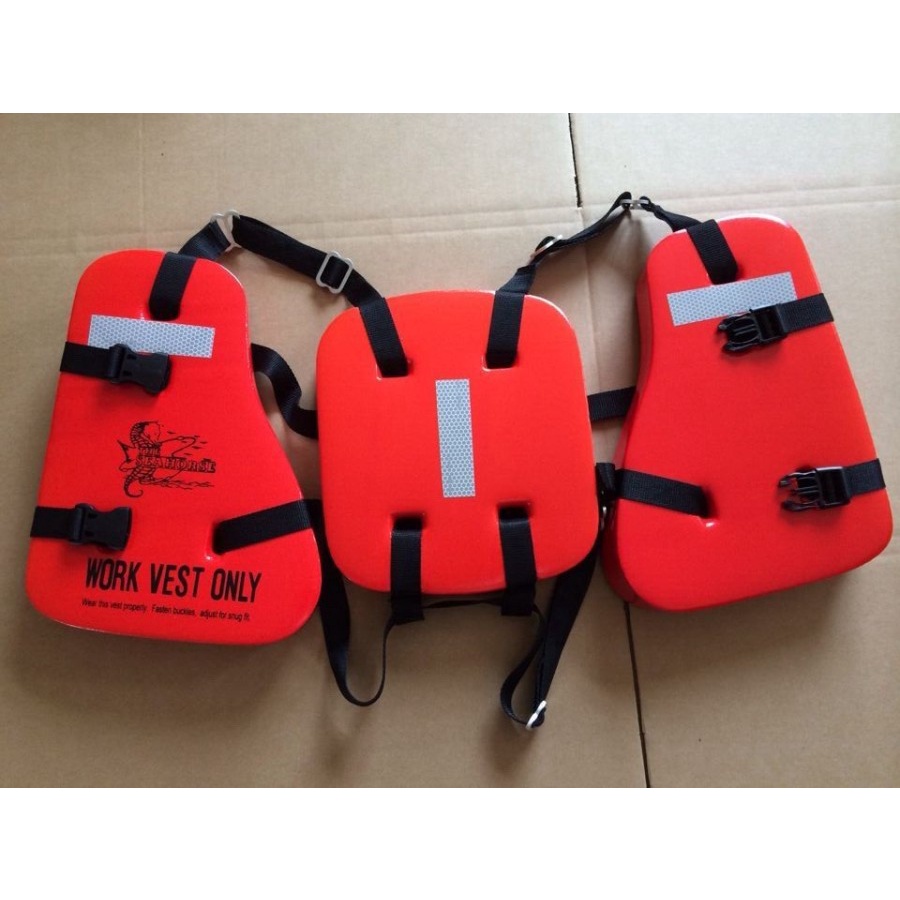 Jual Safety Jaket Pelampung Rompi Life Jacket Work Vest Only Sea Horse ...