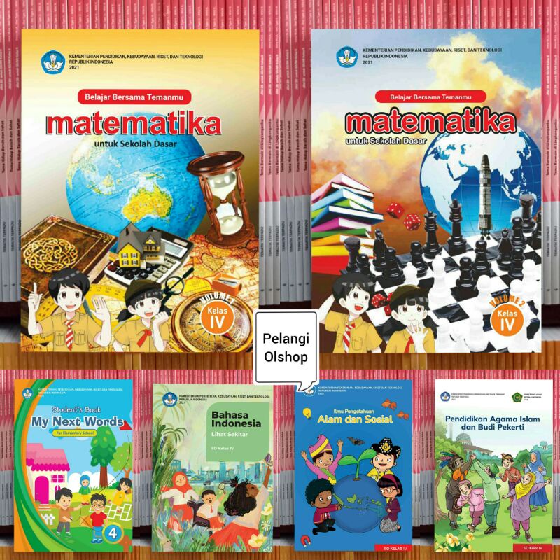 Jual BUKU PAKET KURIKULUM MERDEKA SD/MI KELAS 4 KEMENDIKBUD/KEMENTERIAN 1 SET | Shopee Indonesia