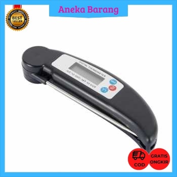 Jual Termometer Probe Digital Baja Tahan Karat Makanan Dapat Dilipat ...