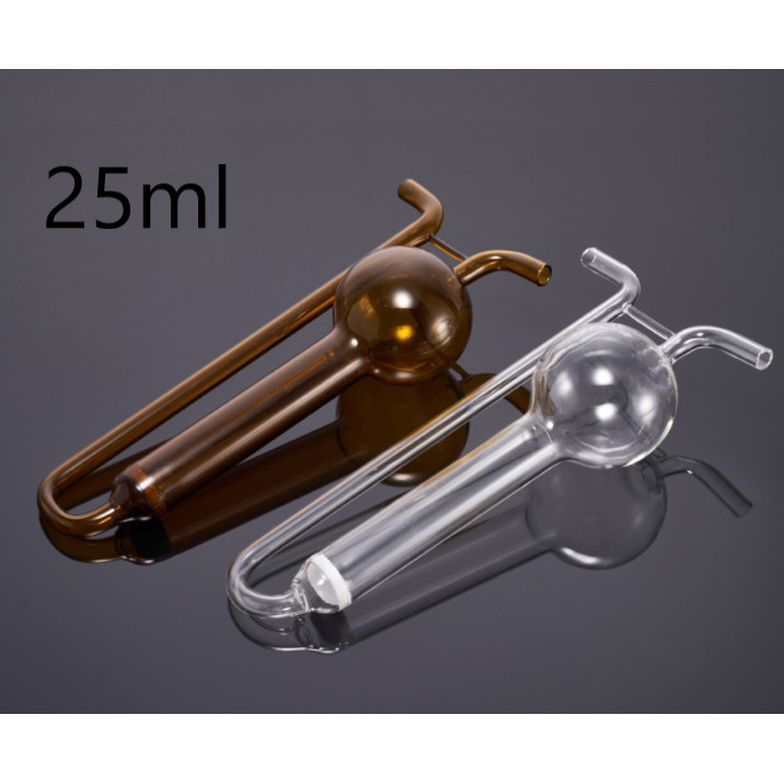 Jual XUEBEI Transparent U Type Porous Glass Plate Absorber Tubes 25ml ...