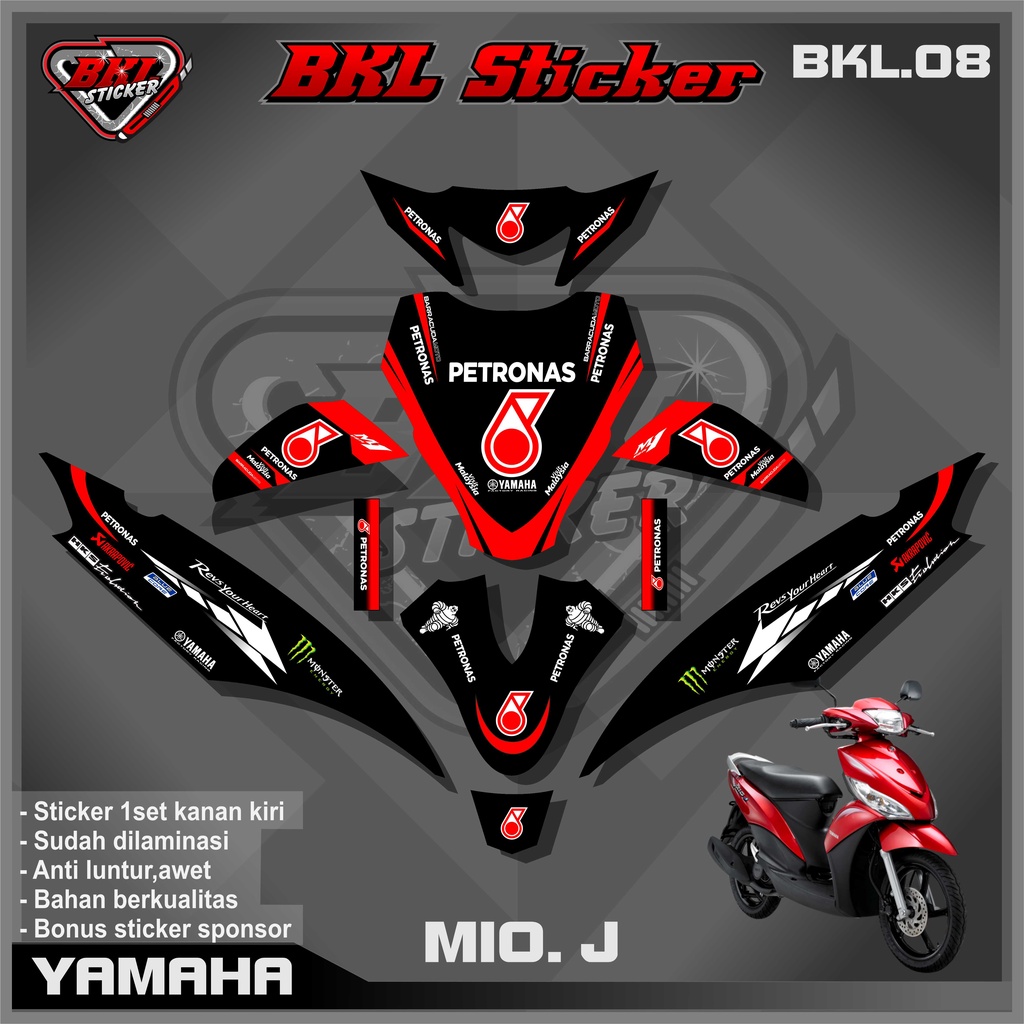Jual (COD)DECAL STIKER MIO J FULL BODY GLOSY PREMIUM. BKL 08 | Shopee ...