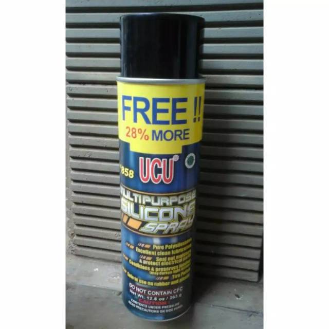 Jual UCU Silicon Spray / Lubricant Multipurpose 363gr | Shopee Indonesia