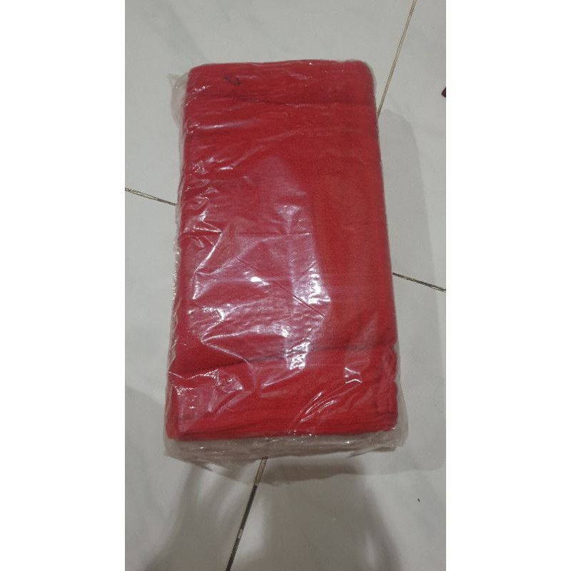 Jual handuk salon lusinan warna hitam , putih , biru ,merah muda ...
