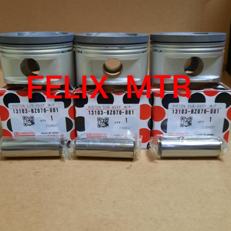 Jual PISTON SEHER ASSY XENIA 1.0 1.000CC VVTI STD 025 050 075 100 | Shopee Indonesia