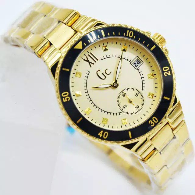 Jual JAM TANGAN WANITA GC MODEL SPORTY DETIK BAWAH.TANGGAL.RANTAI.STEEL ...
