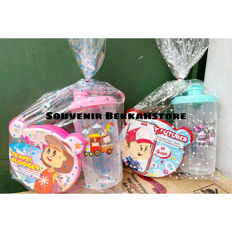 Jual PAKET ulang Tahun anak/Bingkisan ultah souvenir anak Botol air ...