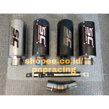 Jual Knalpot Racing SC PROJECT slip on Ninja 250 R/Fi/NEW/MONO /R25 ...