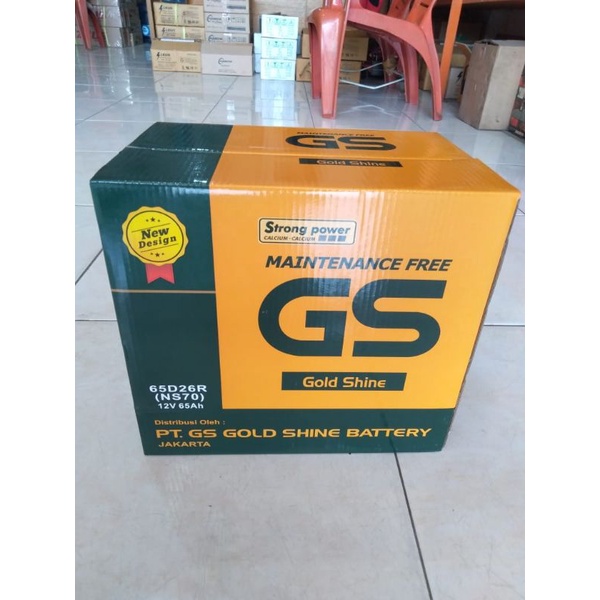 Jual Aki mobil Mitsubishi Kuda Bensin NS 70 (65D26R) aki kering Gold ...