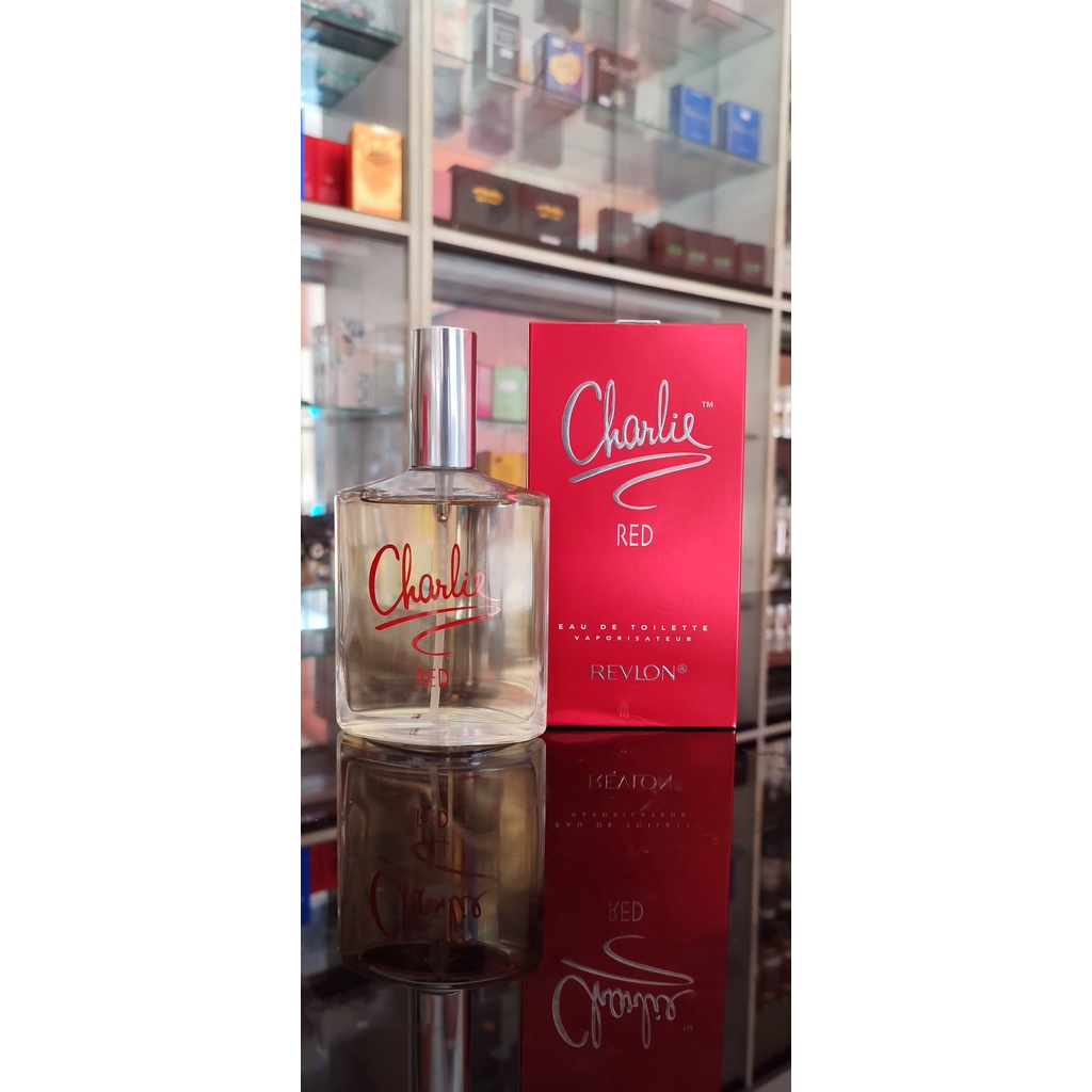 Jual parfum/ Perfume Charlie RED Botol Bening | Shopee Indonesia