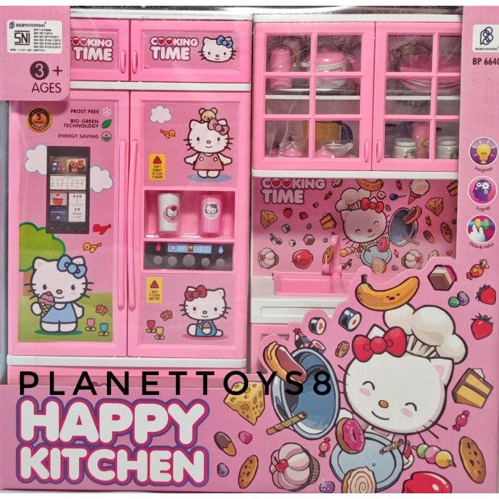 Jual MAINAN MASAK MASAKAN DAPUR MODERN HAPPY KITCHEN SET KULKAS CUCI ...
