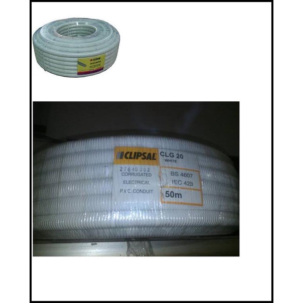Jual Flexible Conduit Pvc 20Mm Clipsal | Shopee Indonesia