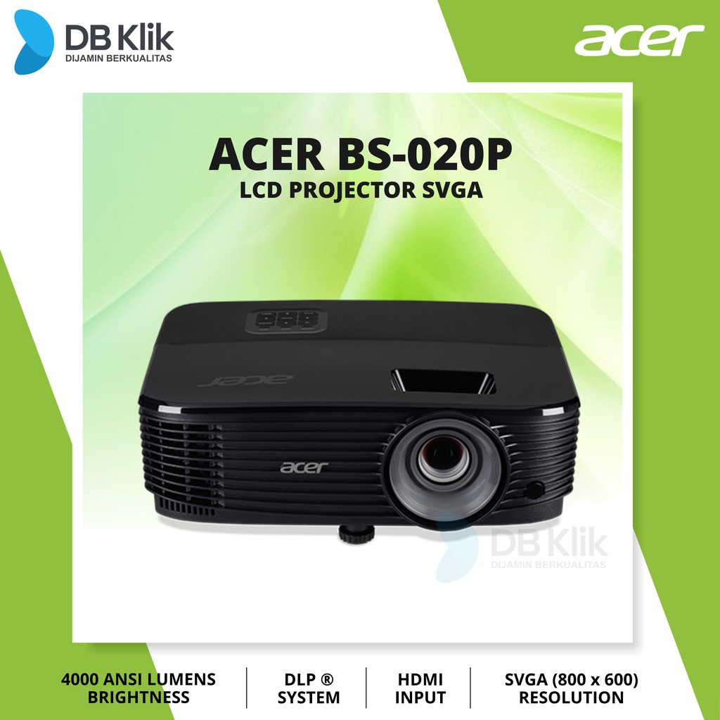 Jual LCD Projector ACER BS-020P SVGA | ACER Proyektor BS 020 P SVGA ...