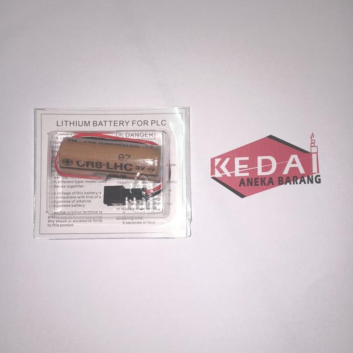 Jual Battery Baterai Lithium Fuji FDK PLC CR8.LHC CR8-LHC CR8 LHC 3V Plug | Shopee Indonesia
