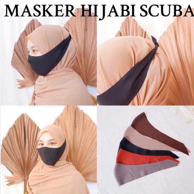 Jual MASKER HIJABI SCUBA VSG | Shopee Indonesia