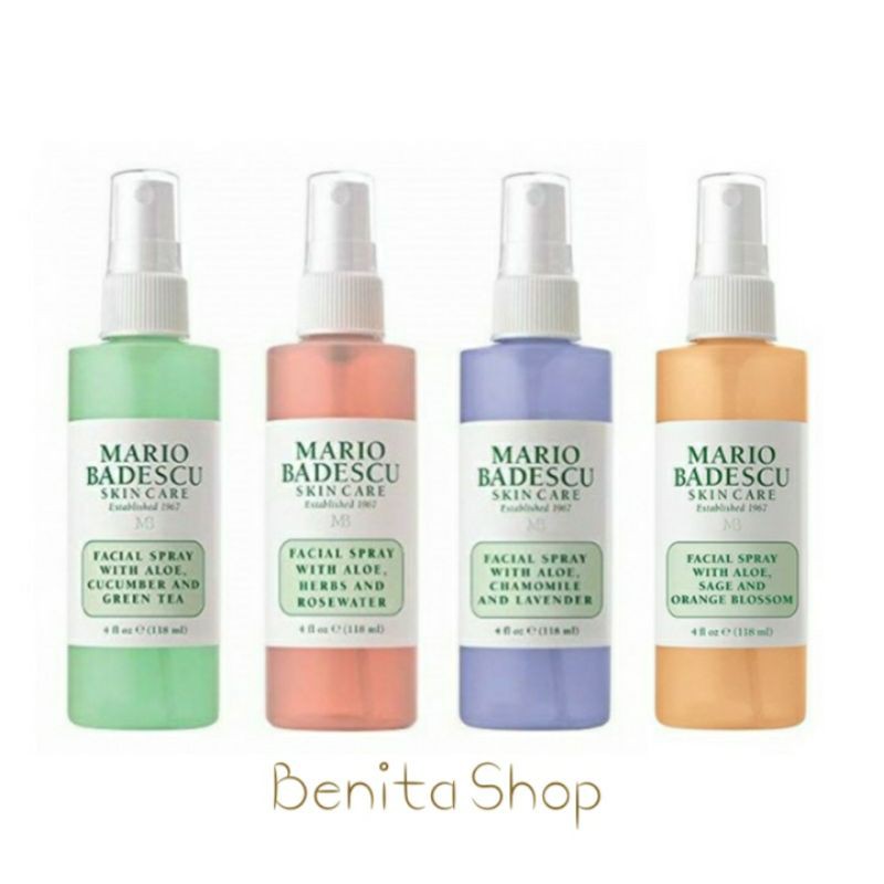Jual Mario Badescu Facial Spray With Aloe, Herbs and Rose Water ...