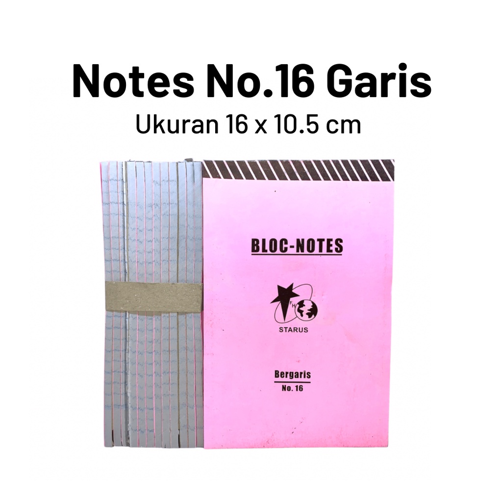Jual Notes 16 Garis Per Lusin (12pcs) | Shopee Indonesia