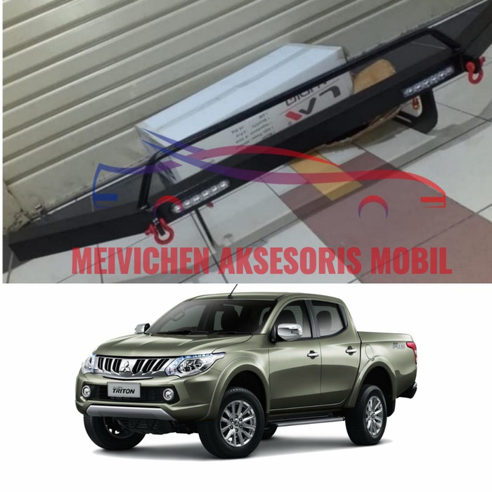 Jual Tanduk ARB ALL NEW TRITON Bumper Depan Besi Model ANTING Full Body ...