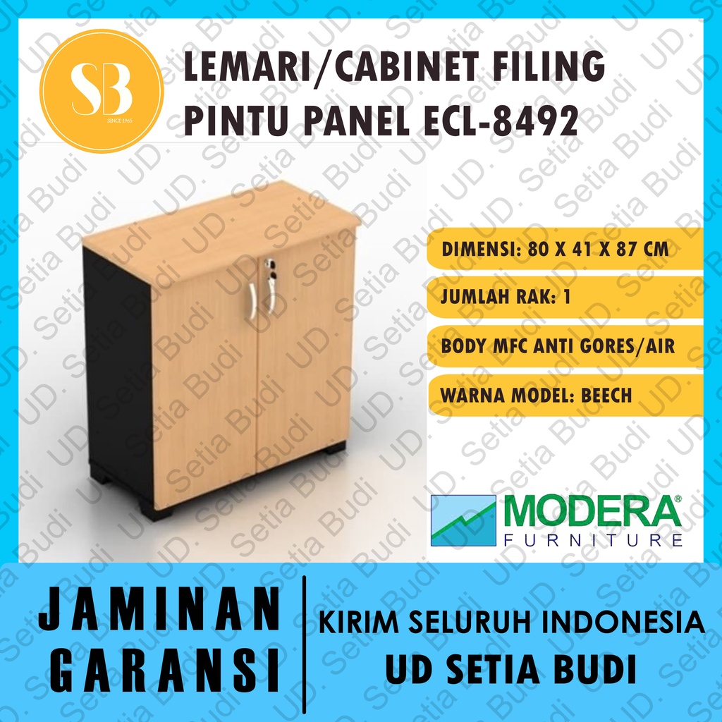 Jual Lemari Arsip / Filing Cabinet + Pintu Modera ECL-8492 E-Class ...
