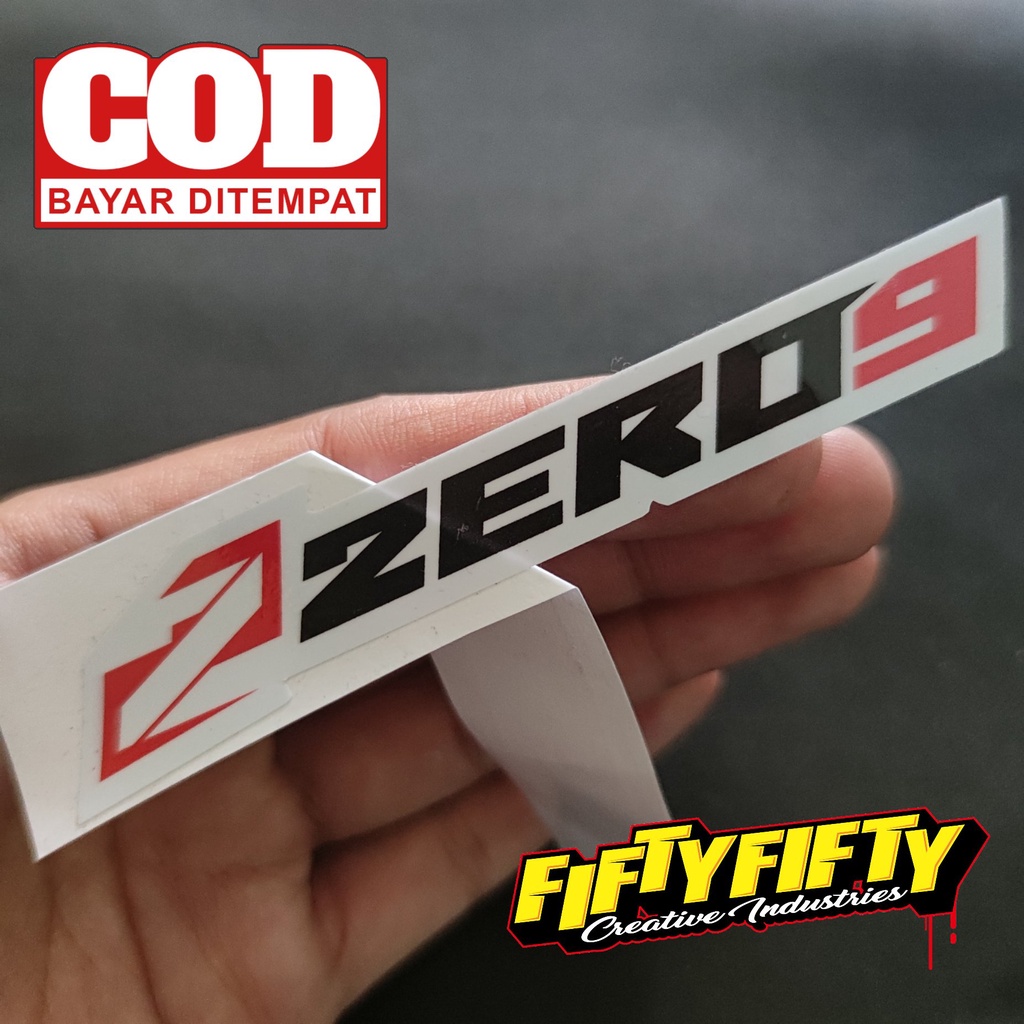 Jual Stiker Print Cut ZERO NINE Stiker Printing Laminasi Glossy Tahan ...