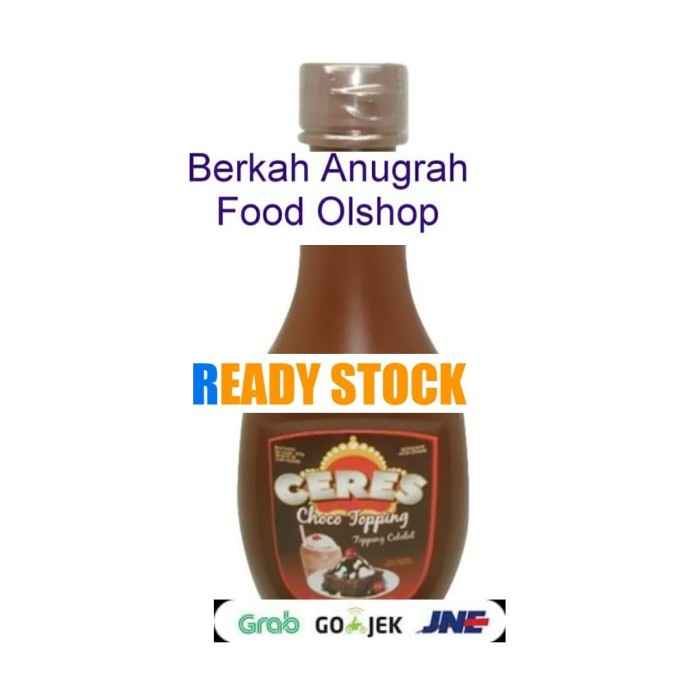 Jual CERES CHOCO TOPPING BOTOL 450ML - SAUS COKLAT - SAOS COKELAT ...