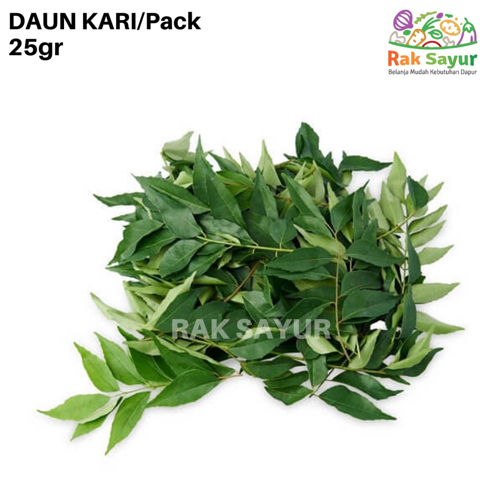 Jual Daun Kari per Pack 25gr Daun Kare Aceh India Segar Rak Sayur ...