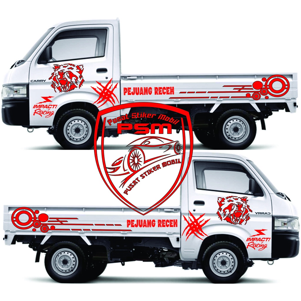 Jual STIKER MOBIL PICKUP L300 STICKER STIKER MOBIL MITSUBISHI PICK UP ...