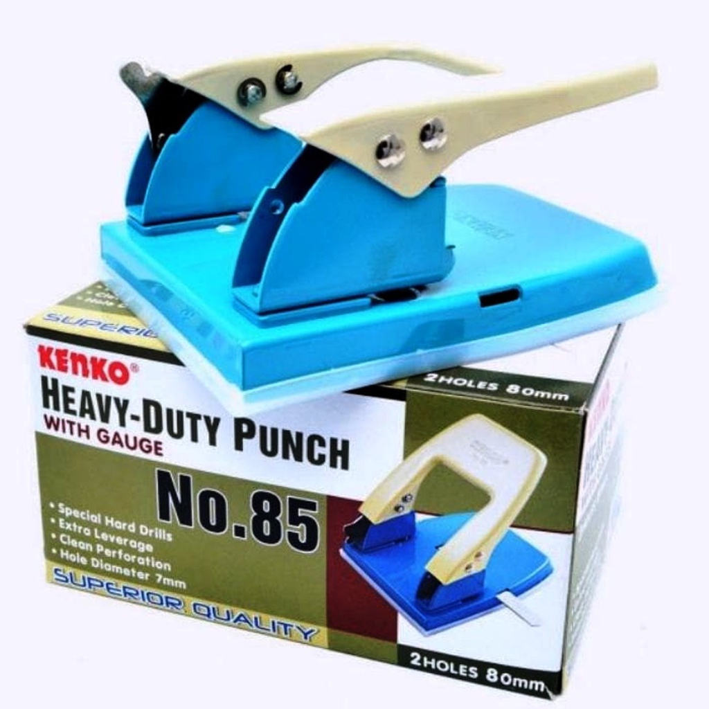 Jual Pembolong Kertas Besar 2 Holes 80mm Heavy Duty Punch No. 85 - Kenko | Shopee Indonesia