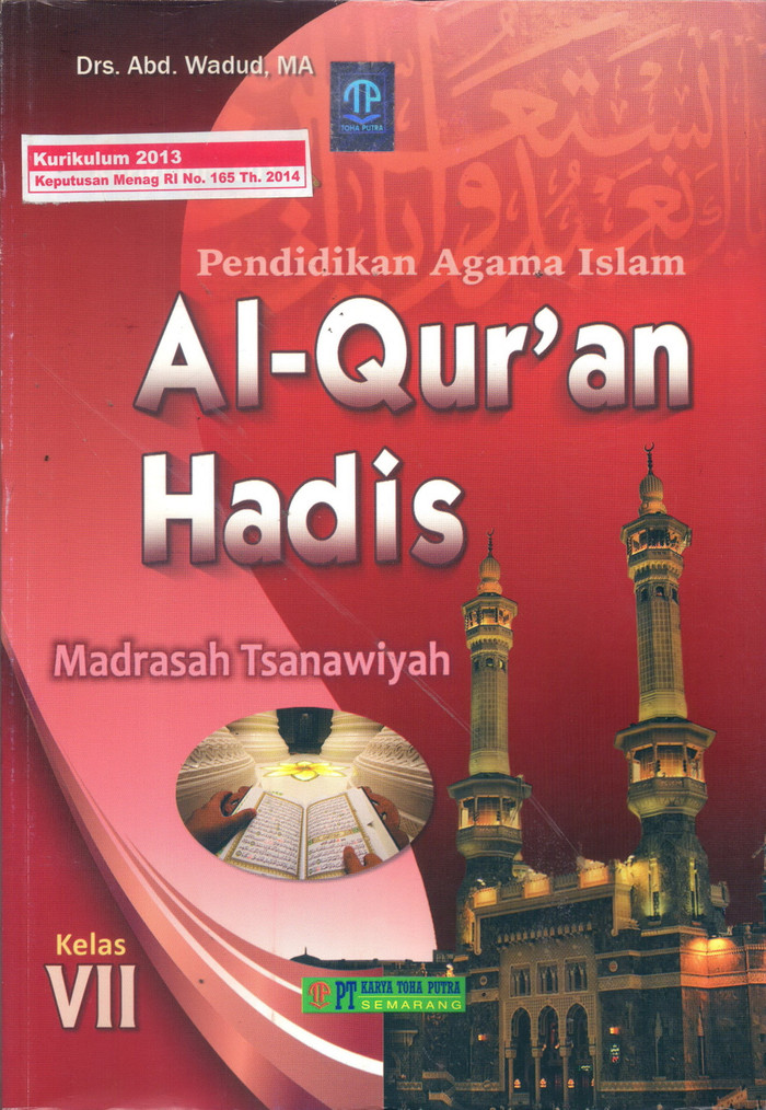 Jual BUKU SISWA AL-QURAN HADIS KELAS 7 MTS | Shopee Indonesia