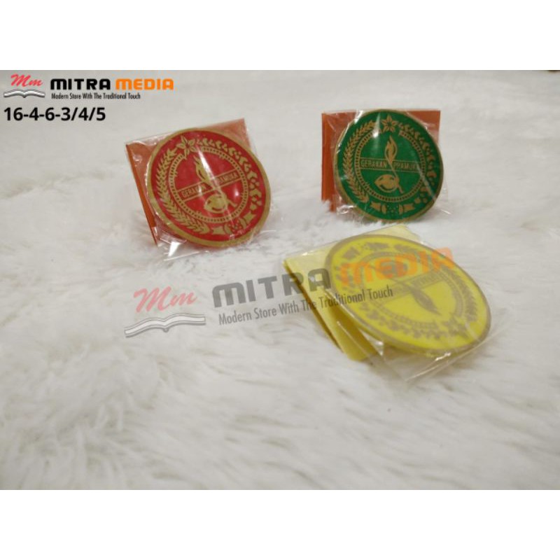 Jual ATRIBUT PRAMUKA PIN TANDA TOPI PUTRI BULAT | Shopee Indonesia