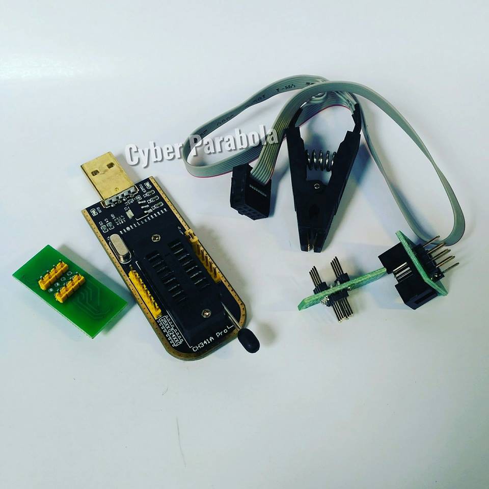 Jual CH341A 24 25 EEPROM Flash USB Programmer & Jepitan Penjepit ...
