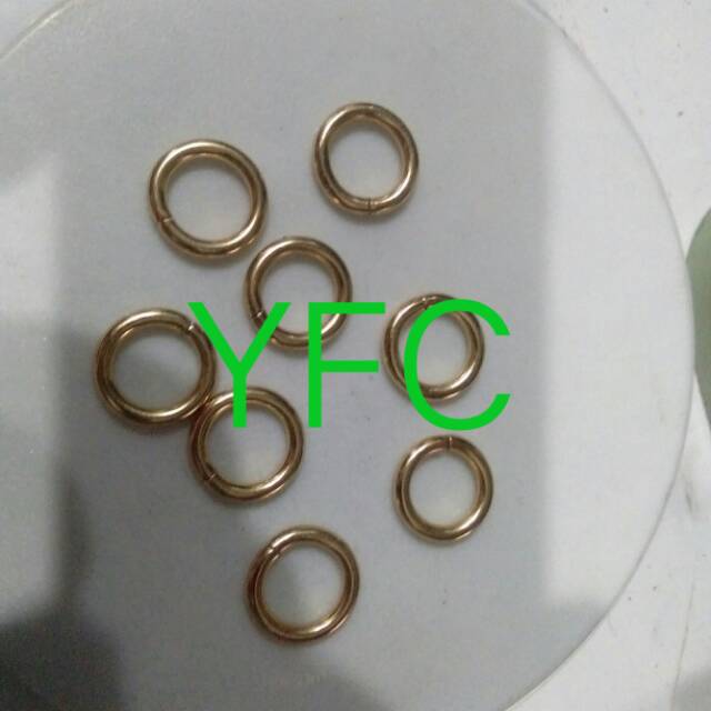 Jual Ring bulat gold 1,2cm ( per pcs ) | Shopee Indonesia