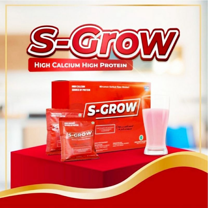 Jual S-GROW (Susu Kalsium Penambah Tinggi Badan) | Shopee Indonesia