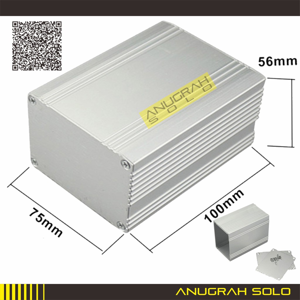 Jual BOX ALUMINIUM 100X75X56MM ALUMINUM ENCLOSURE | Shopee Indonesia