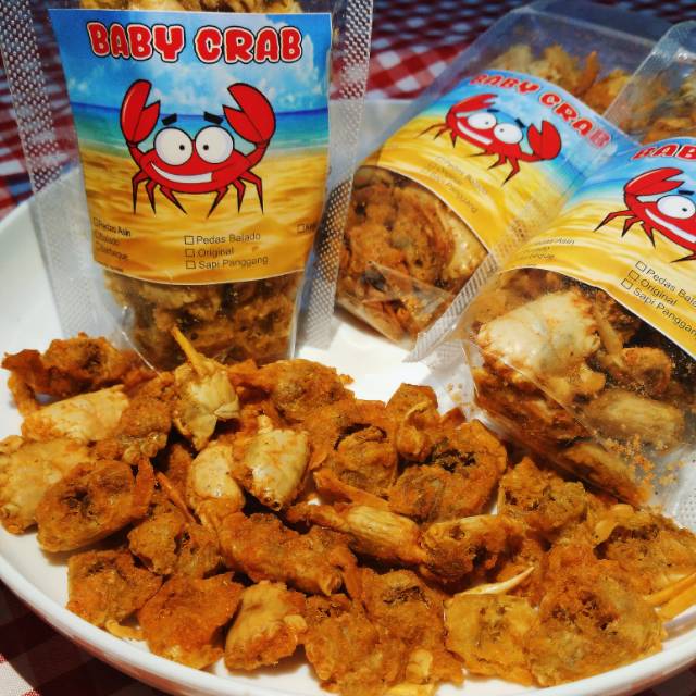 Jual Baby Crab Crispy (Keripik Kepiting Mini) Kualitas Premium | Shopee ...