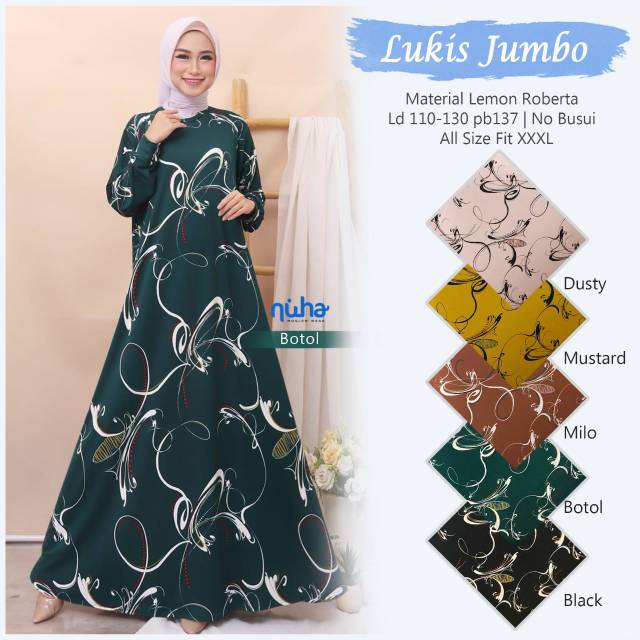 Jual Lukis Jumbo Color Dusty, Mustard, Milo, Botol & Black | Shopee ...