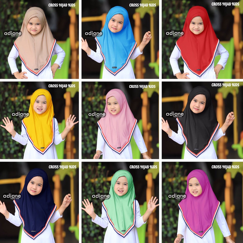 Jual 00149 Hijab Anak | Bergo Anak | Khimar Anak Model Cros Hijab ...
