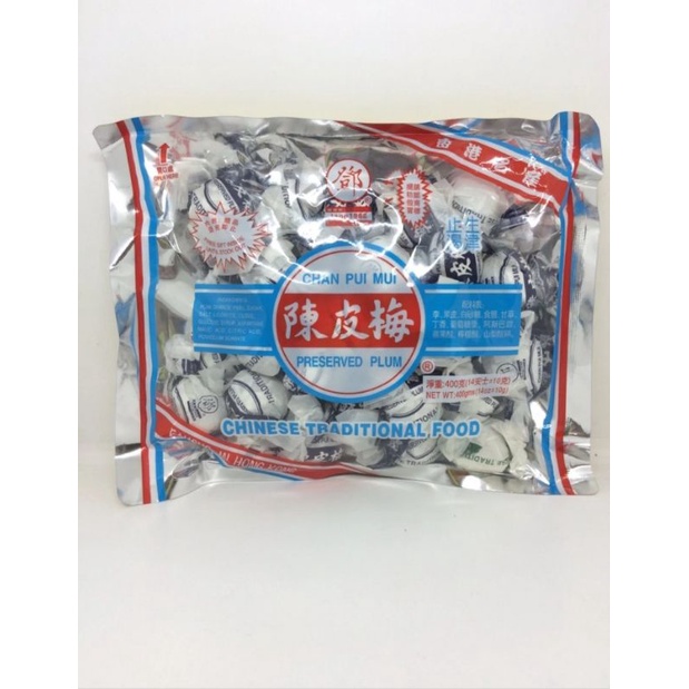 Jual (PERMEN) MANISAN CHAN PUI MUI PRESERVED PLUM 400GR | Shopee Indonesia
